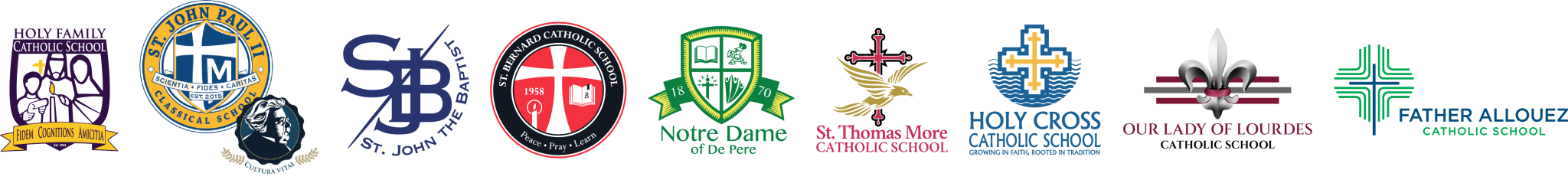 202425 Updated Ten Schools Combined Logos - Green Bay Area Catholic ...